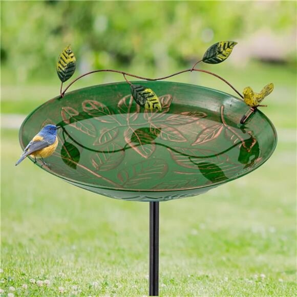 Accents | Bird Baths For Outdoors 42 H Birdbath With 13 Inch Bowl Metal ...